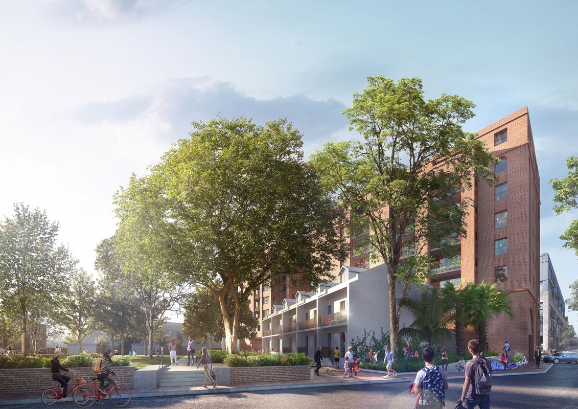 Social housing complex inspired by woolstores and terraces | ArchitectureAu