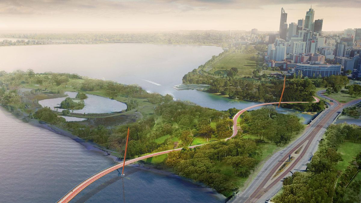 Historic Indigenous figures inspire $50m Perth bridge | ArchitectureAu