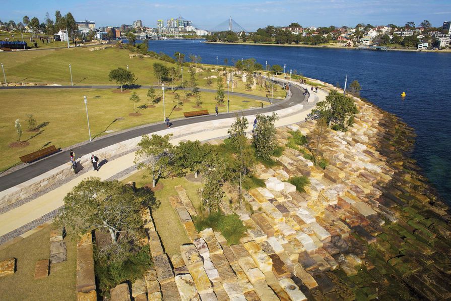 A naturalized landscape: Barangaroo Reserve | ArchitectureAU