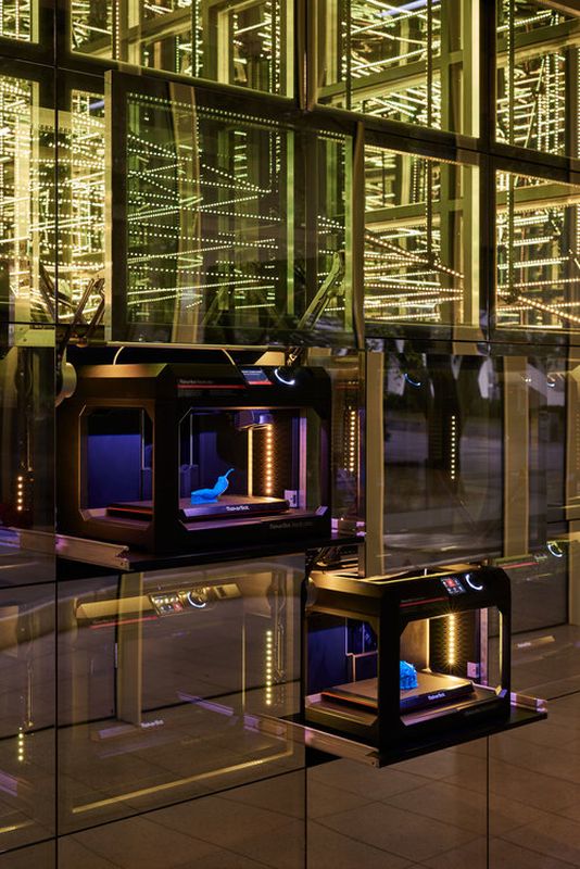 Glowing cube at the University of Melbourne a technological tool box ...