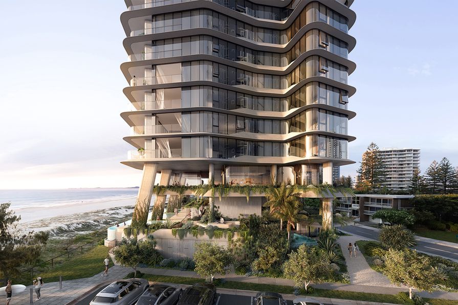 Beachfront tower responds to the ‘ripples and recesses’ of the tide ...