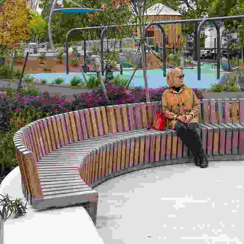 Solid Skirt Top seats and Block benches by Streetlife | ArchitectureAu