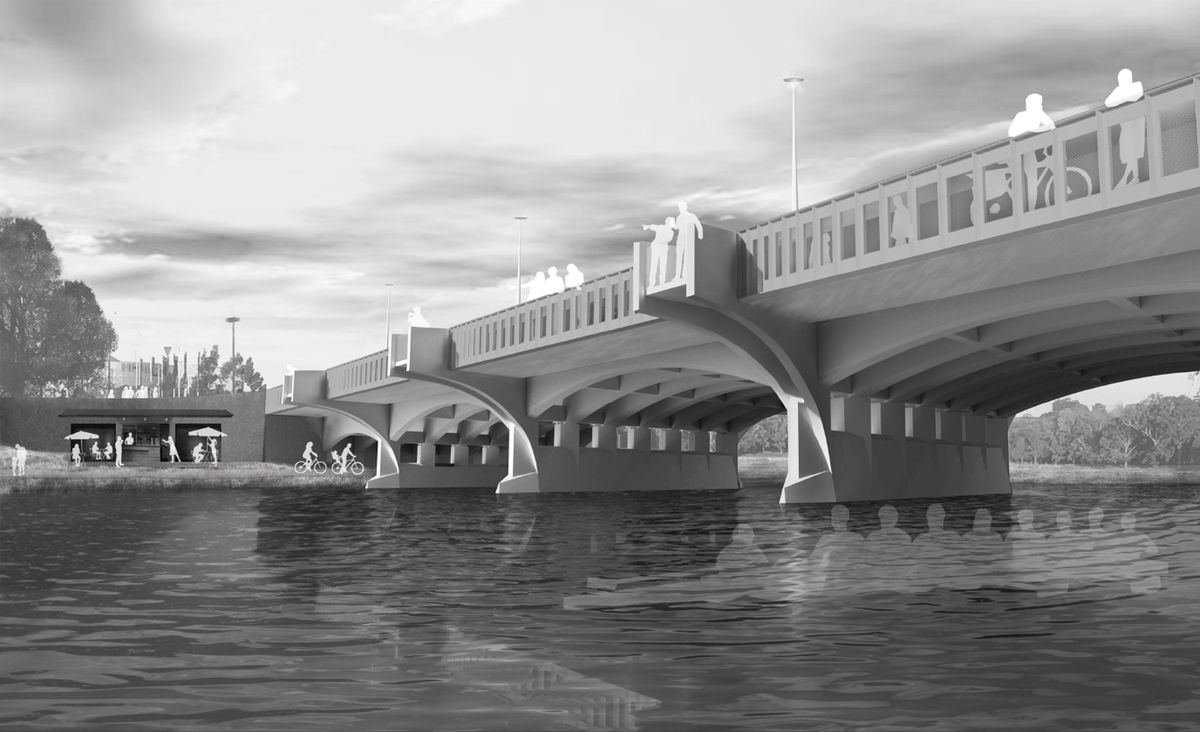 Designs for Swan Street Bridge upgrade unveiled | ArchitectureAu