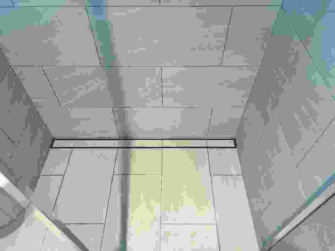 Wall-to-wall shower channels specified for Victoria & Vine | ArchitectureAu